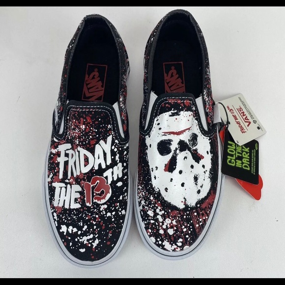 Vans | Shoes | Vans Classic Slip On Friday The 3th Jason Voorhees ...